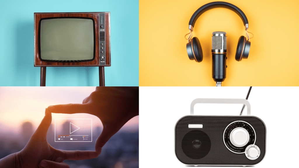 The 4 Types of Broadcast Media for PR & How to Utilise Them